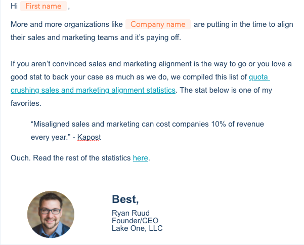 Best Practices for Writing B2B Sales Emails • Lake One